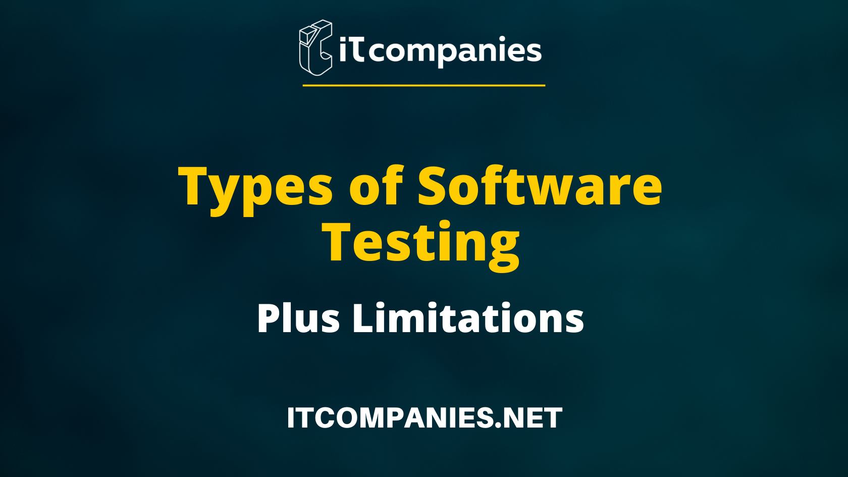 16 Software Testing Types and Their Limitations — IT Companies Network
